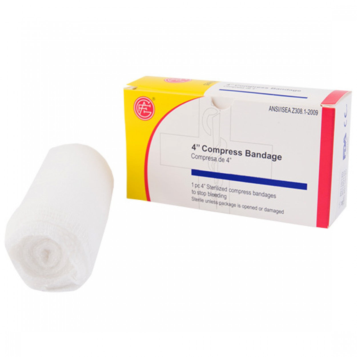 Genuine First Aid 4" Compress Bandage